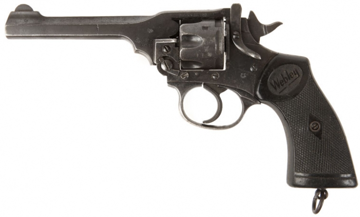 Webley Revolver - Norfolk Tank Museum
